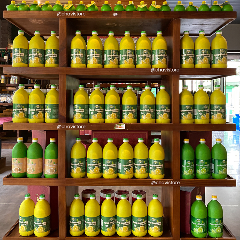 SYRUP CHANH VÀNG CHAVI - LỰA CHỌN HOÀN HẢO CHO PHA CHẾ
